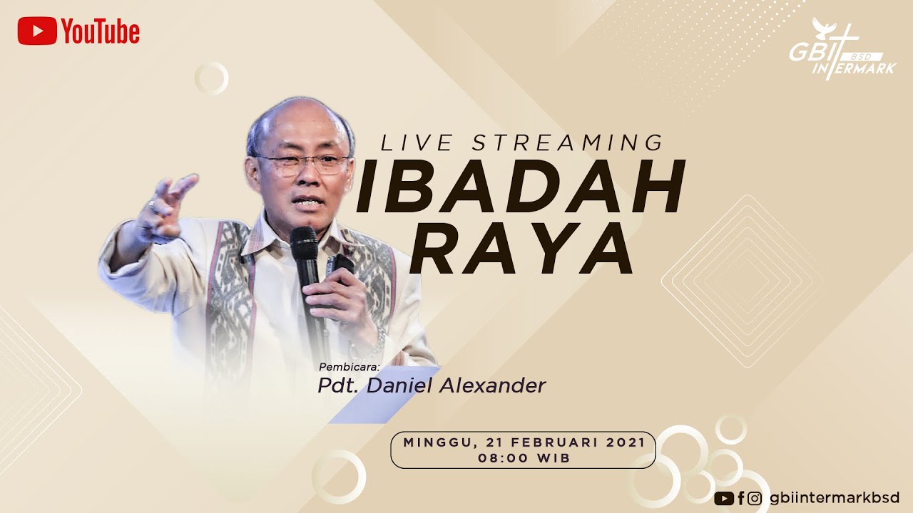 PDT. DANIEL ALEXANDER | IBADAH RAYA LIVE STREAMING - YouTube