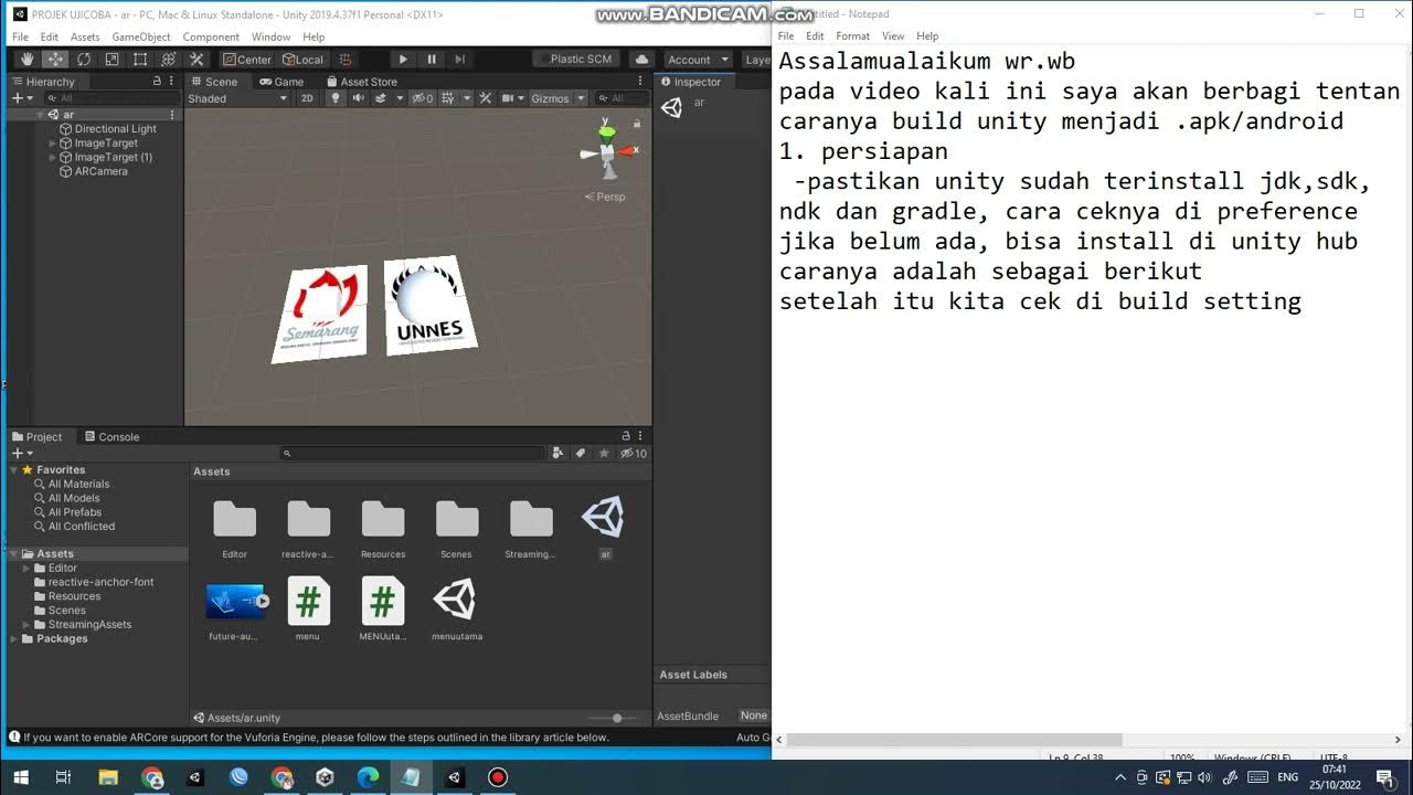 [PART 5] cara build unity ke .APK - YouTube