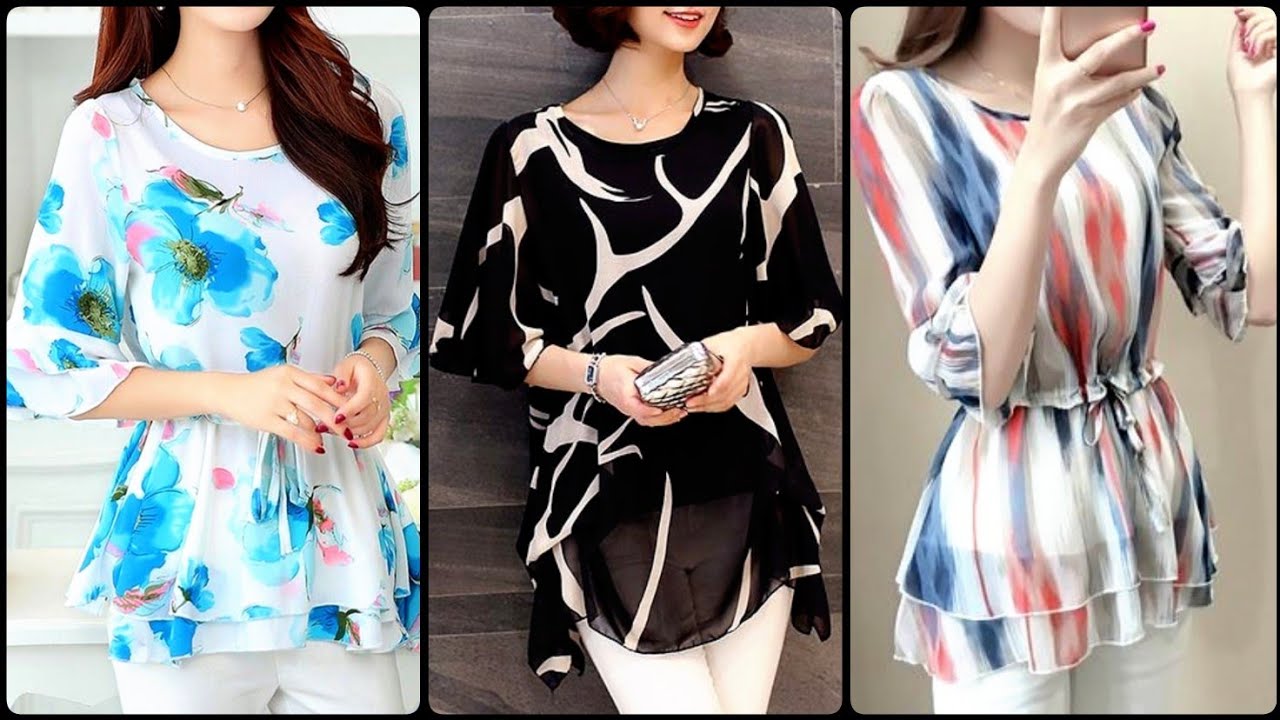 Most creative sophisticated print girls top and tunic TOP design/summer ...