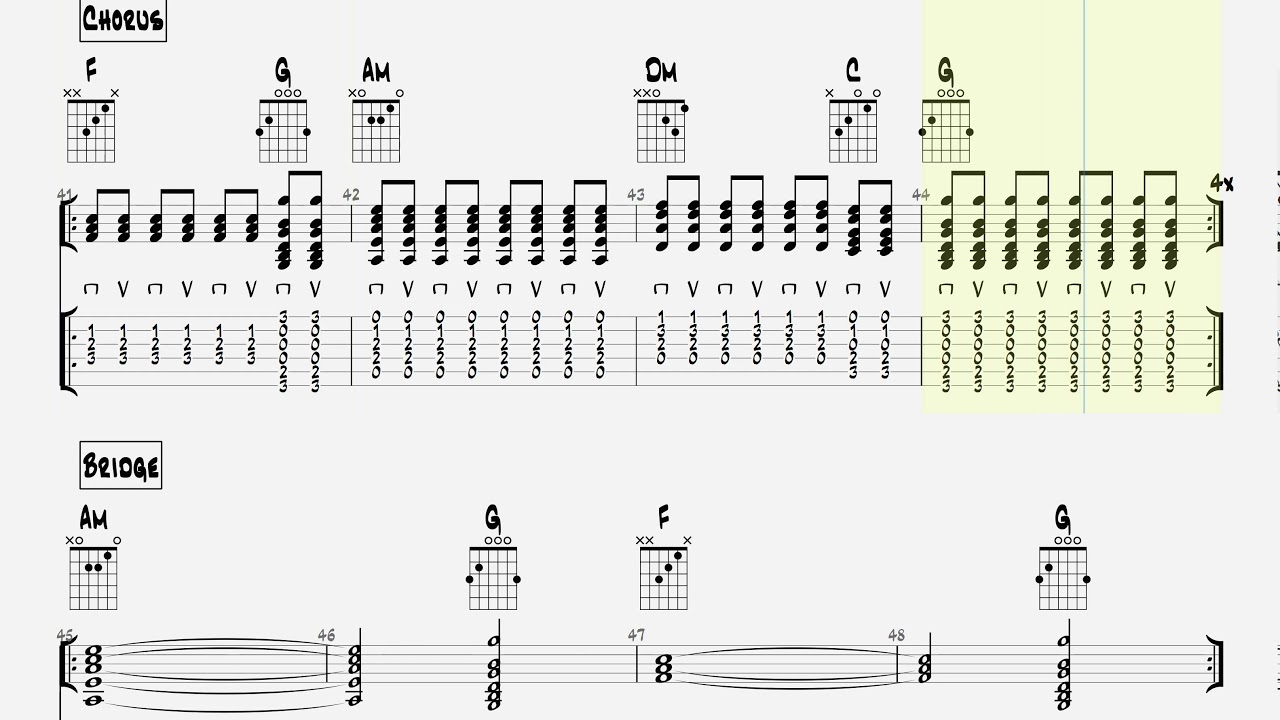 Dermot Kennedy - Power Over Me (guitar rhythm play along) - YouTube