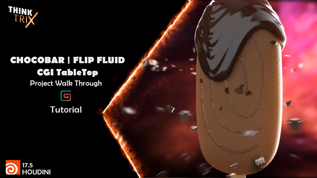 Chocolate Bar | CGI | Tabletop | Houdini Fluid - Project Walkthrough ...
