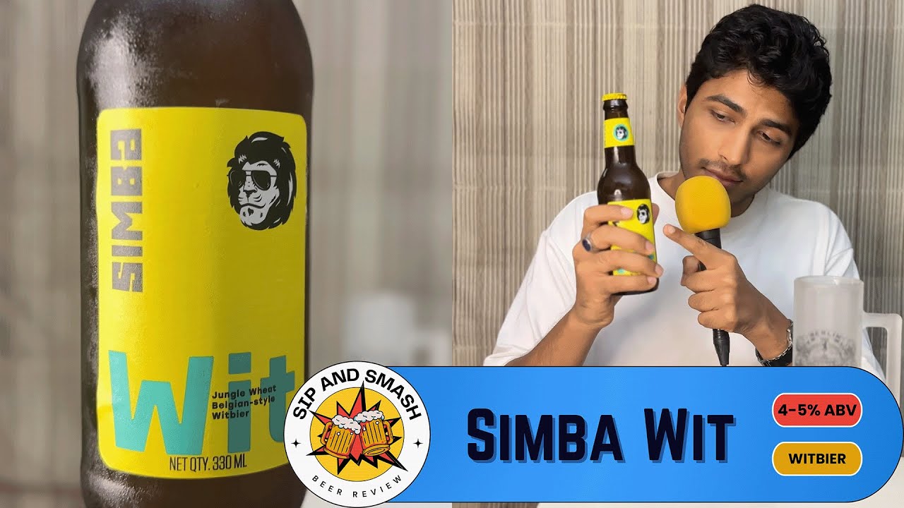 Daily Beer Review – Simba Wit Belgian Style Witbier | 330ml Chug ...