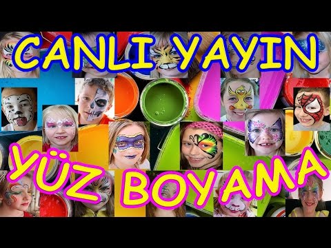 CANLI YAYIN'da YÜZ BOYAMA EĞLENCESİ - ABLAM SİZİN İSTEKLERİNİZE GÖRE BOYAYACAK