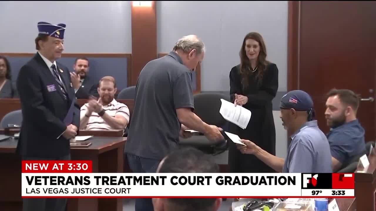 Veterans treatment court graduation - YouTube