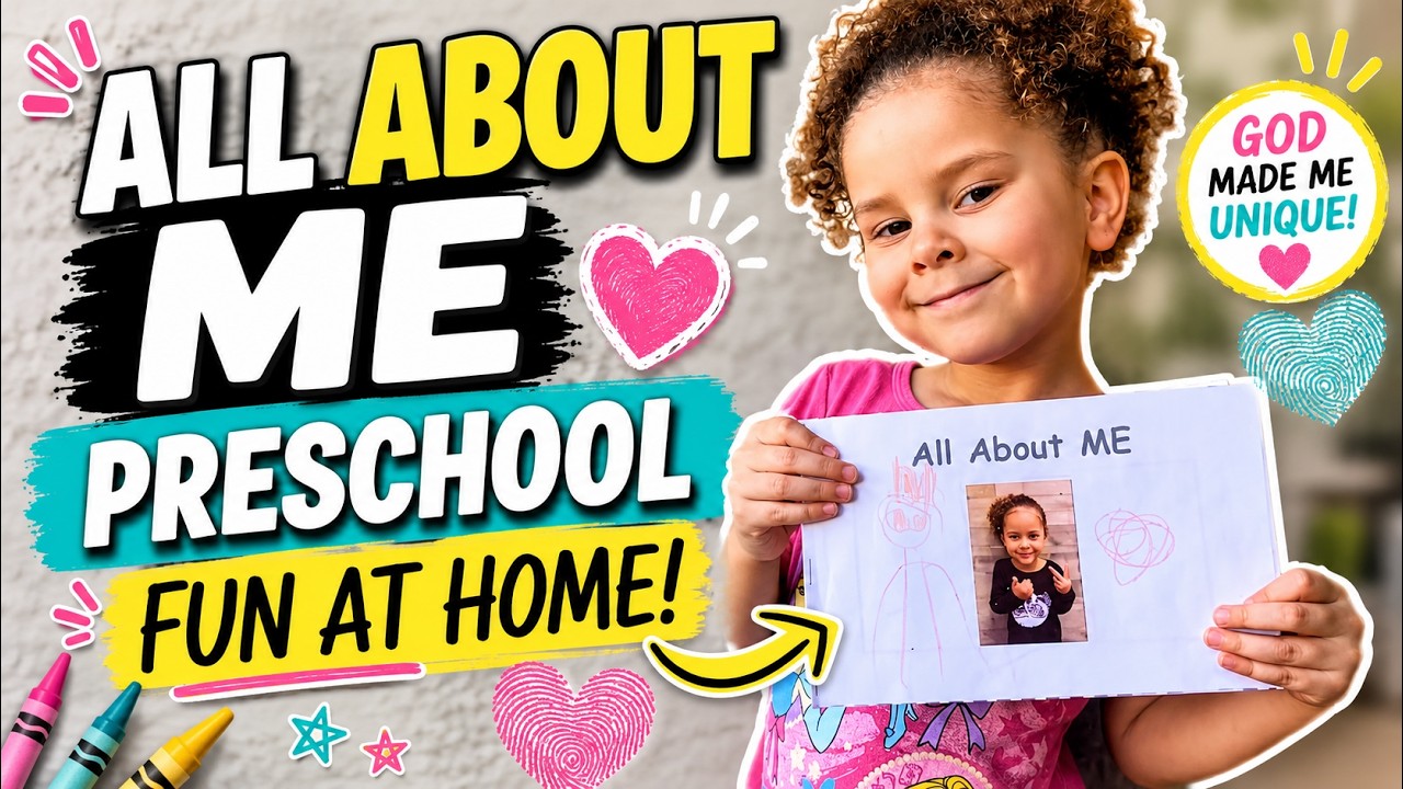 Preschool at Home || All About me Unit - YouTube