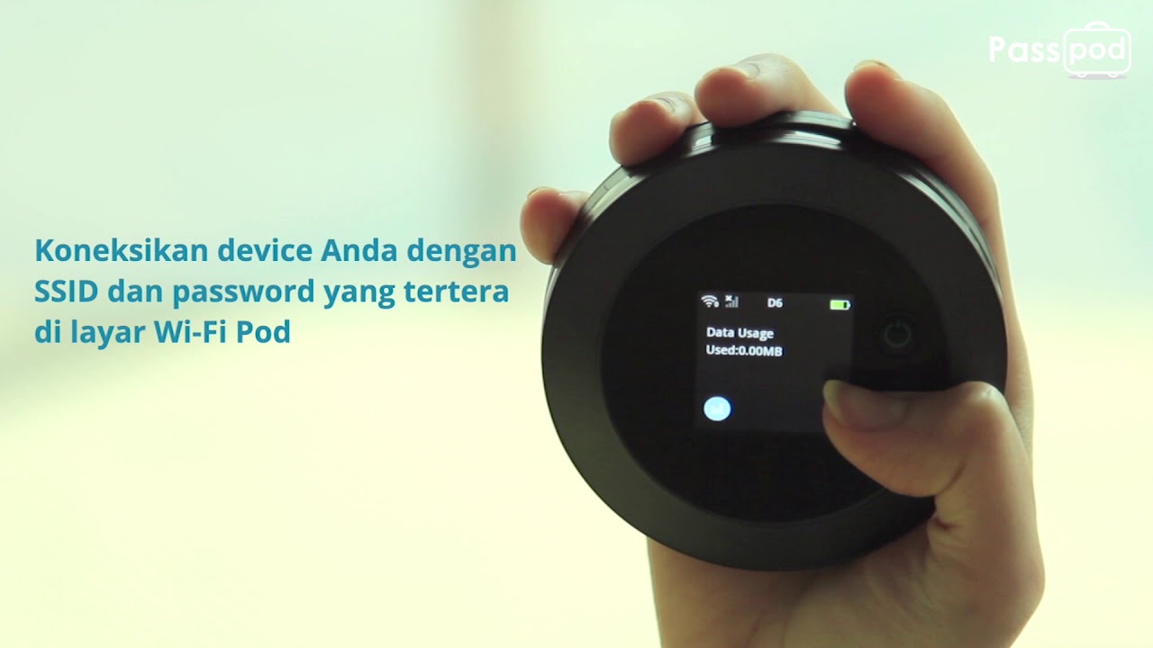 Cara Pakai Passpod Wifi - YouTube