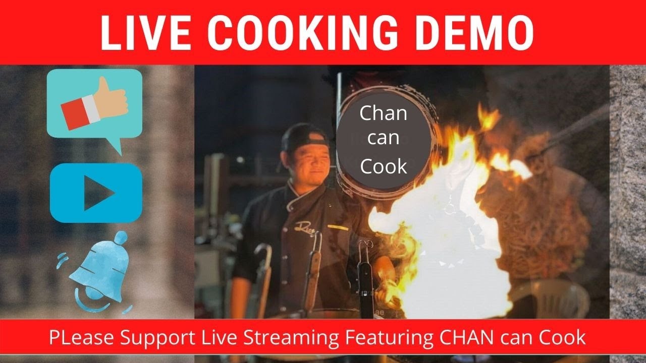 Live Cooking Demo of Making Pizza Part 1 - Support Live Streaming Ep. 1 ...