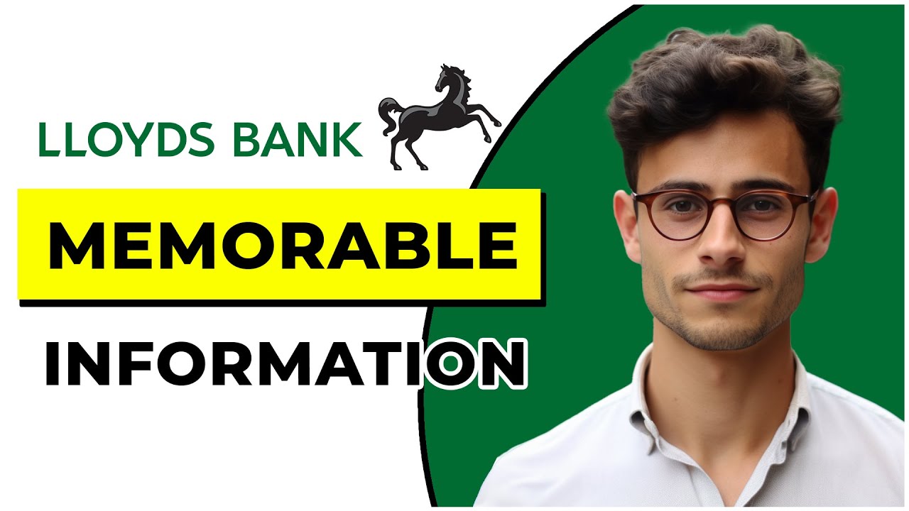 How to Change Memorable Information Lloyds (Quick & Easy) - YouTube