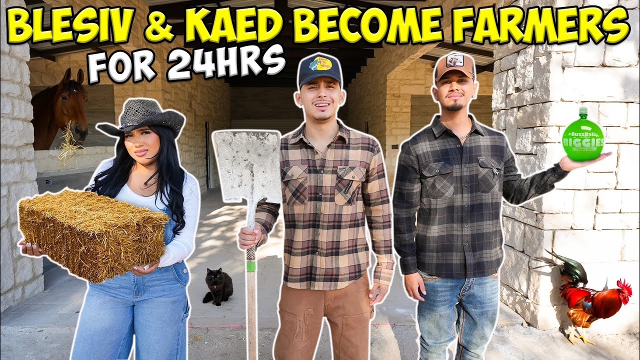 WE BECAME FARMERS FOR 24 HRS ft: KAED.. - YouTube