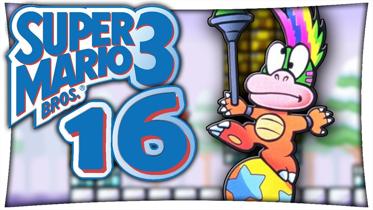 Let's Play Super Mario Bros.3 #16 - Lemmy! - YouTube