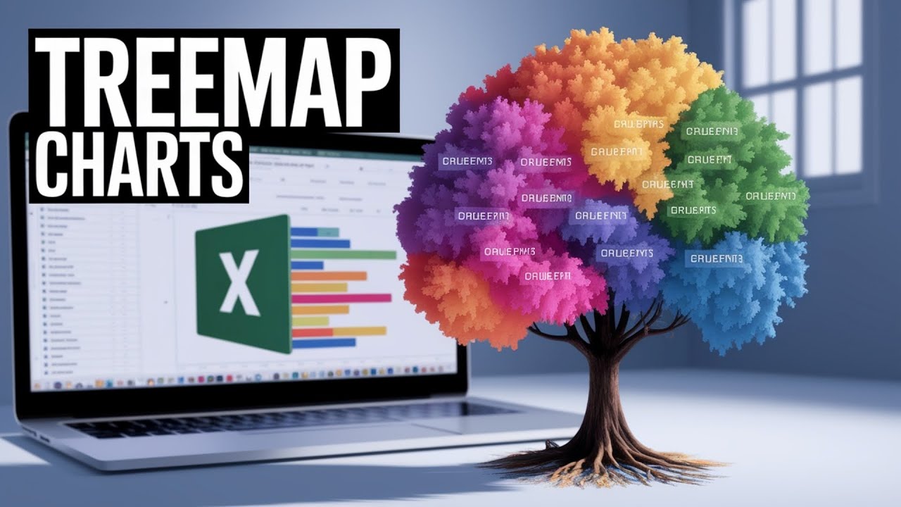 how to create treemap charts in excel - YouTube