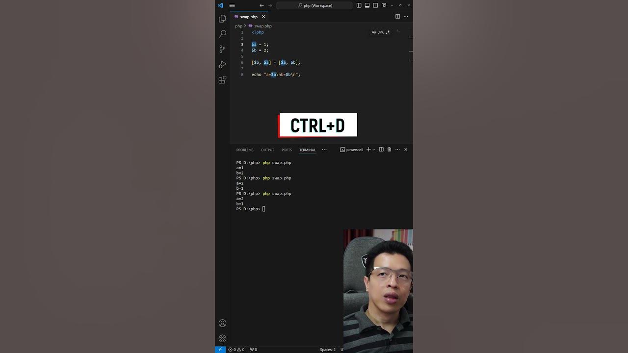 Vs Code Multiple Selection Skysen Coding Pemograman Php Vscode Selection Youtube