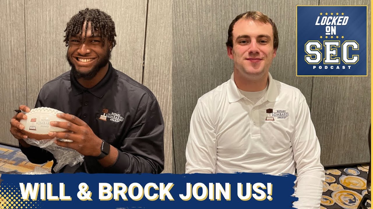 Bama LB Will Anderson & UGA TE Brock Bowers Join The Show, SEC Award ...