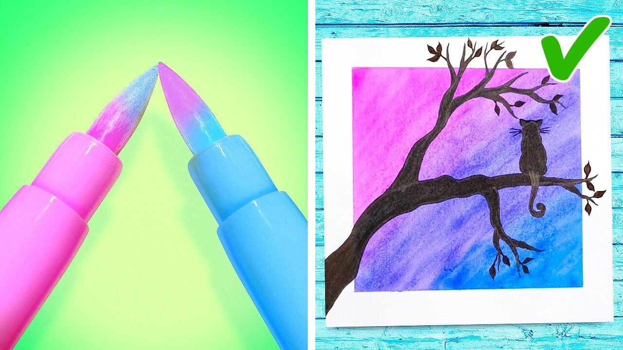 Improve Your Skills and Creativity With Drawing Hacks - YouTube