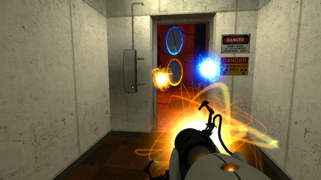 Portal - "Shooting at doors" bug - YouTube