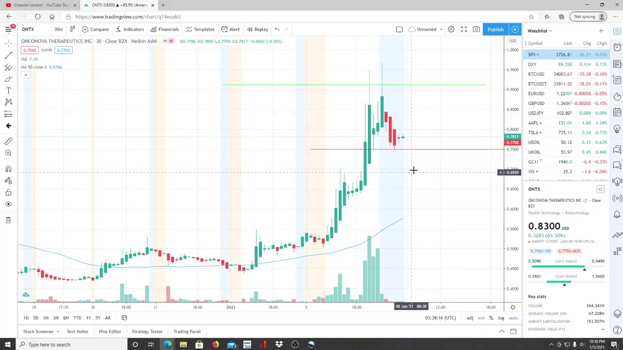 ONCONOVA THERAPEUTICS INC ONTX STOCK CHART ANALYSIS | BIG NEWS THE ...