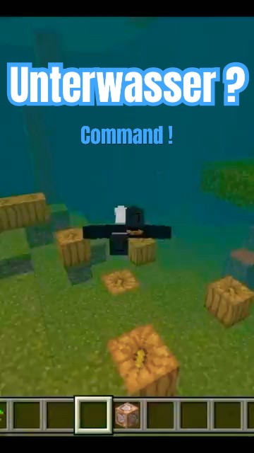 Minecraft Bedrock | Wasser/water Command | Überall Wasser | StarryComb - YouTube