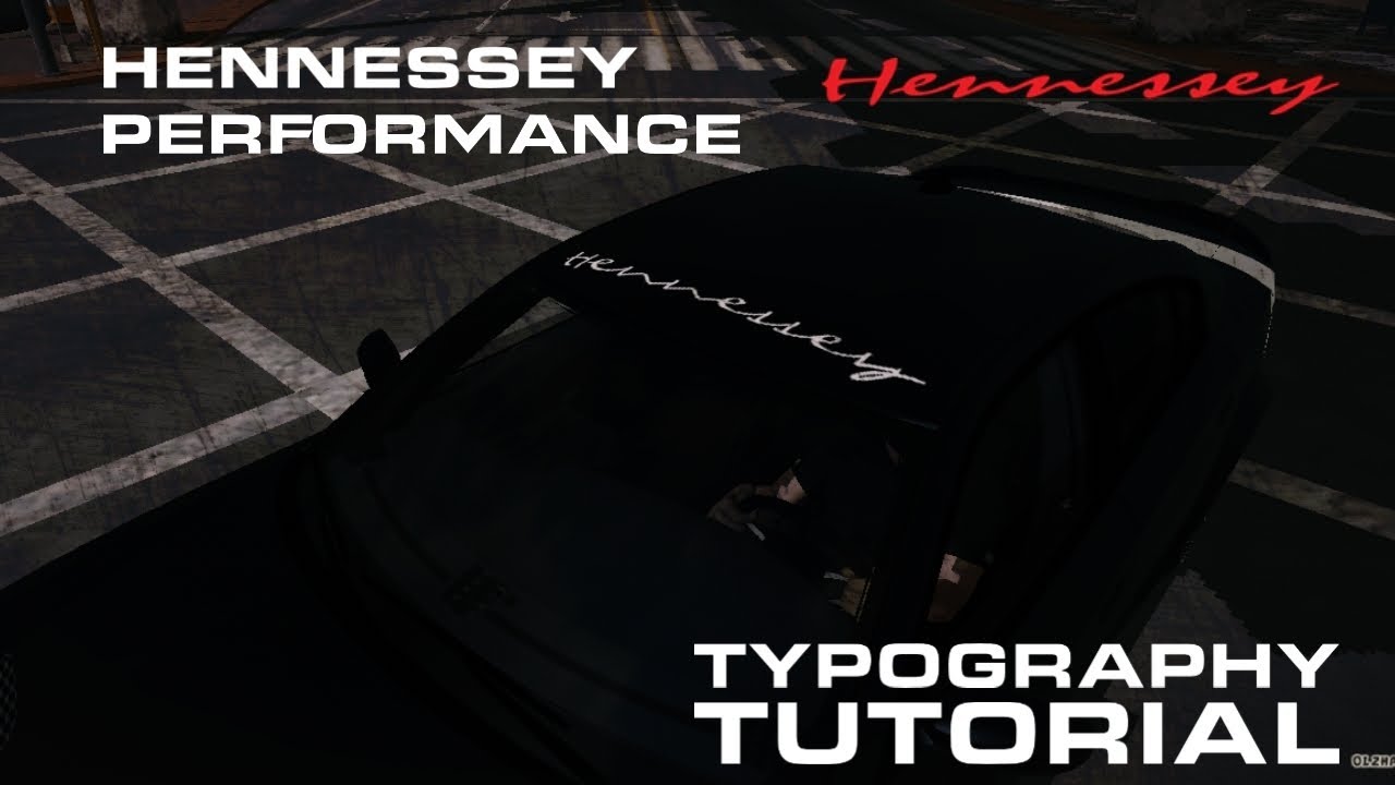 Tutorial | Hennessey Performance Tipografia/Typography/"Logo" | Car ...