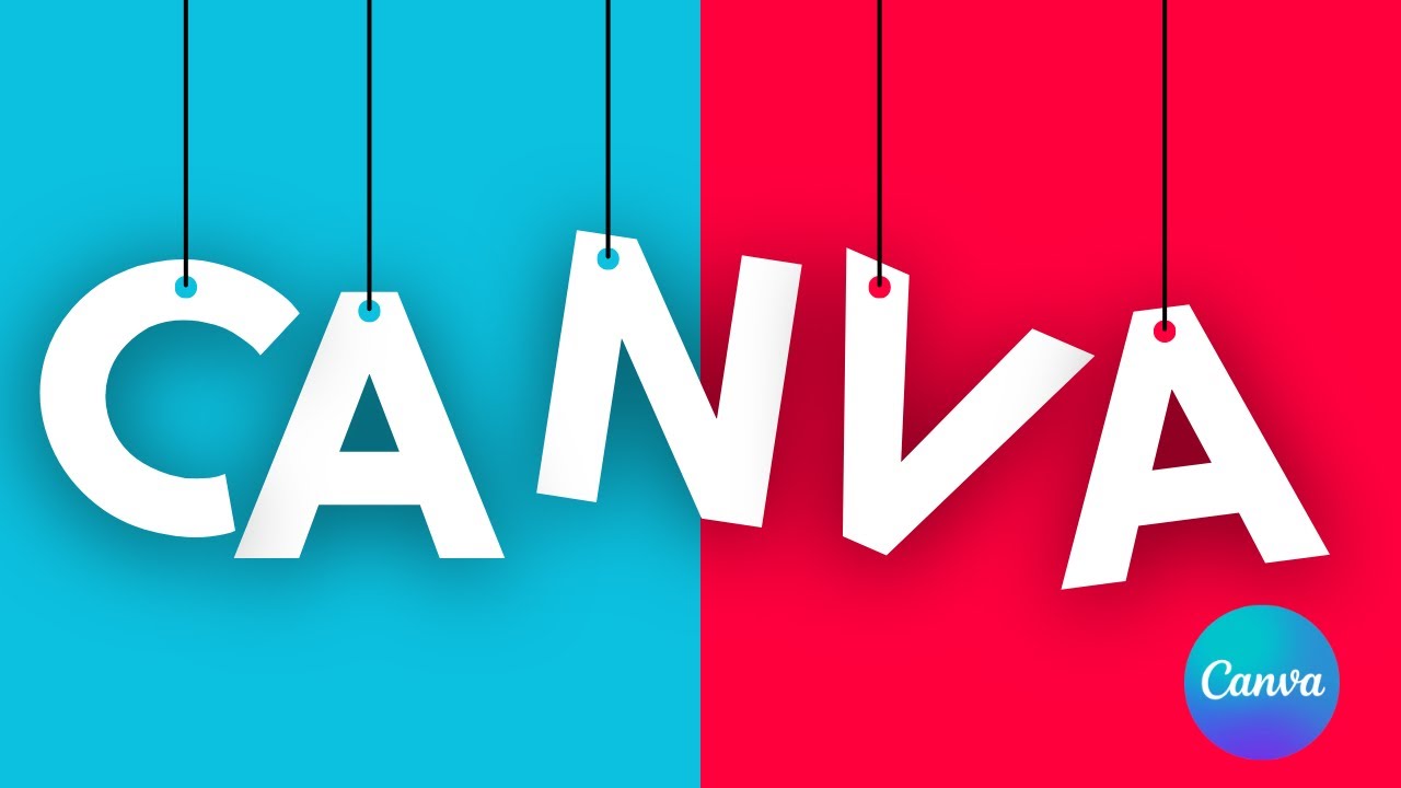 Hanging Text Effect in Canva | Canva Effect Tutorial - YouTube