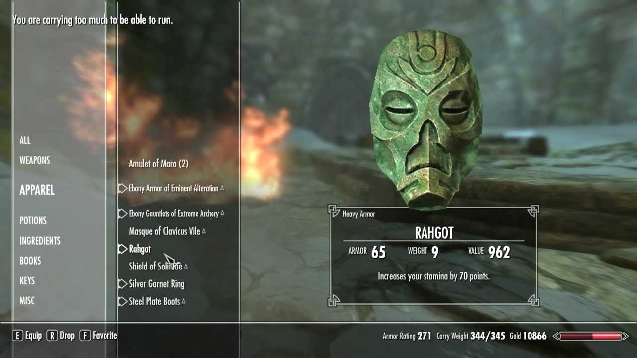 Skyrim rare Rahgot Helmet - YouTube