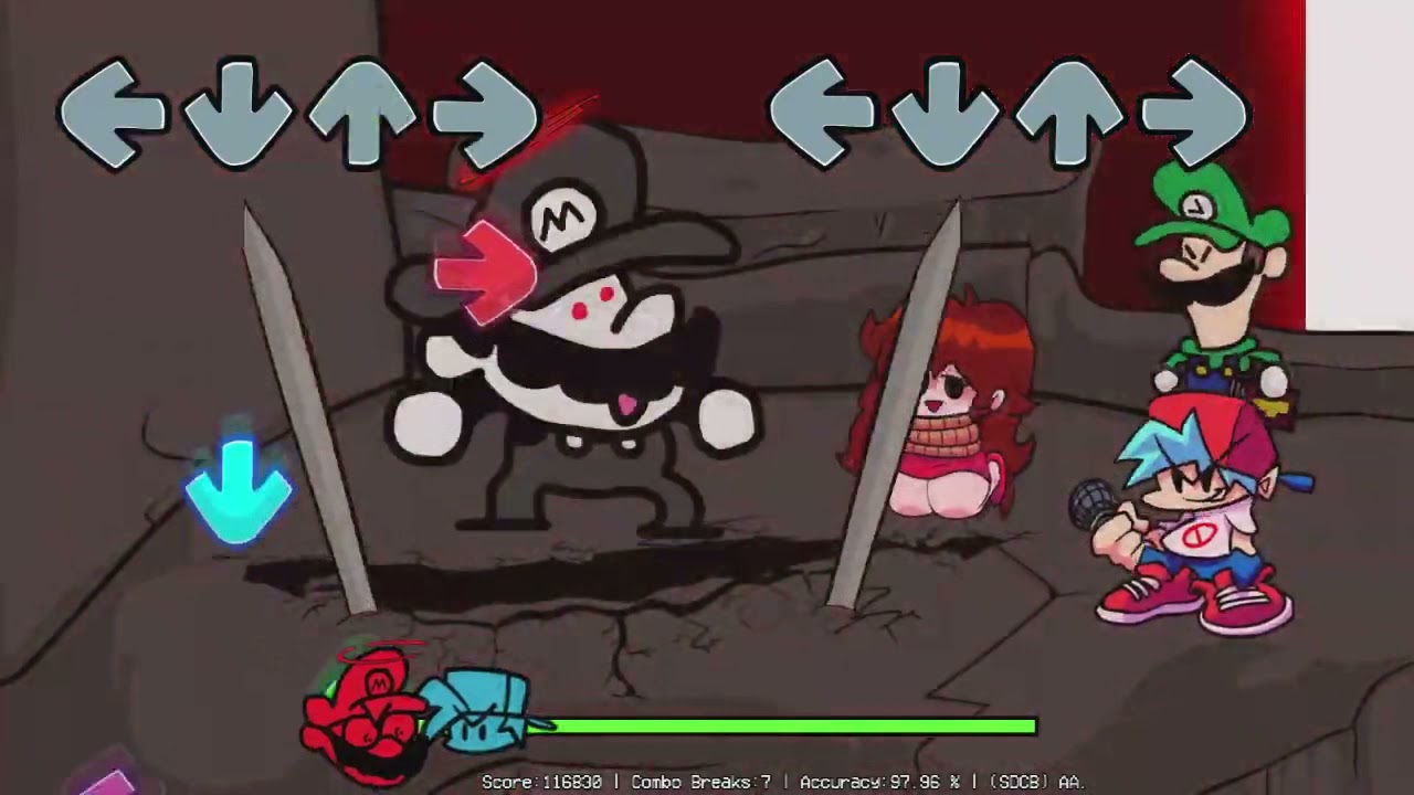 FNF VS SPEEDRUNNER MARIO (FAST MOD FNF) - YouTube