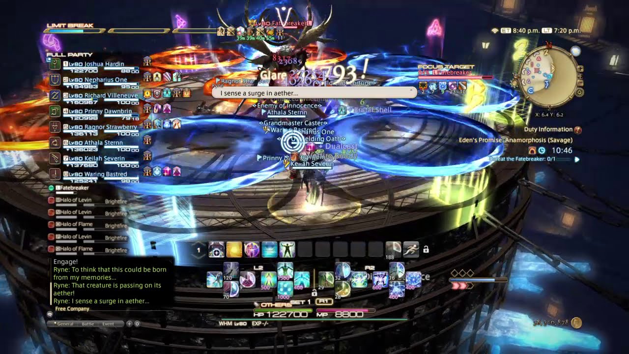 FFXIV: Fatebreaker (E11S) WHM POV - YouTube