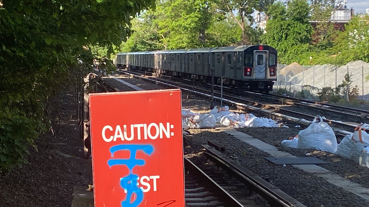 R142 (2)&(5) Lcl & Exp Train action @ West Farms Square, Gun Hill Road ...