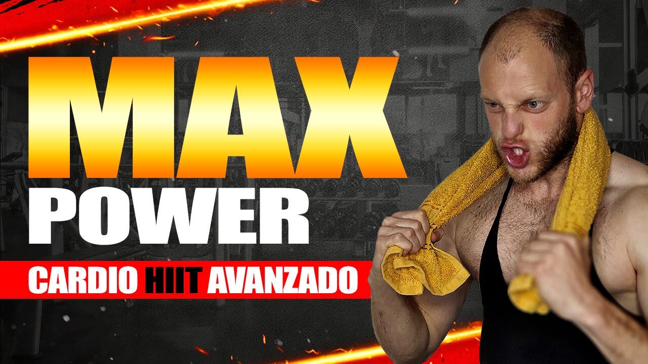 CARDIO HIIT AVANZADO PARA PERDER PESO 🔥 MAX POWER (WOD CROSSFIT EN CASA ...