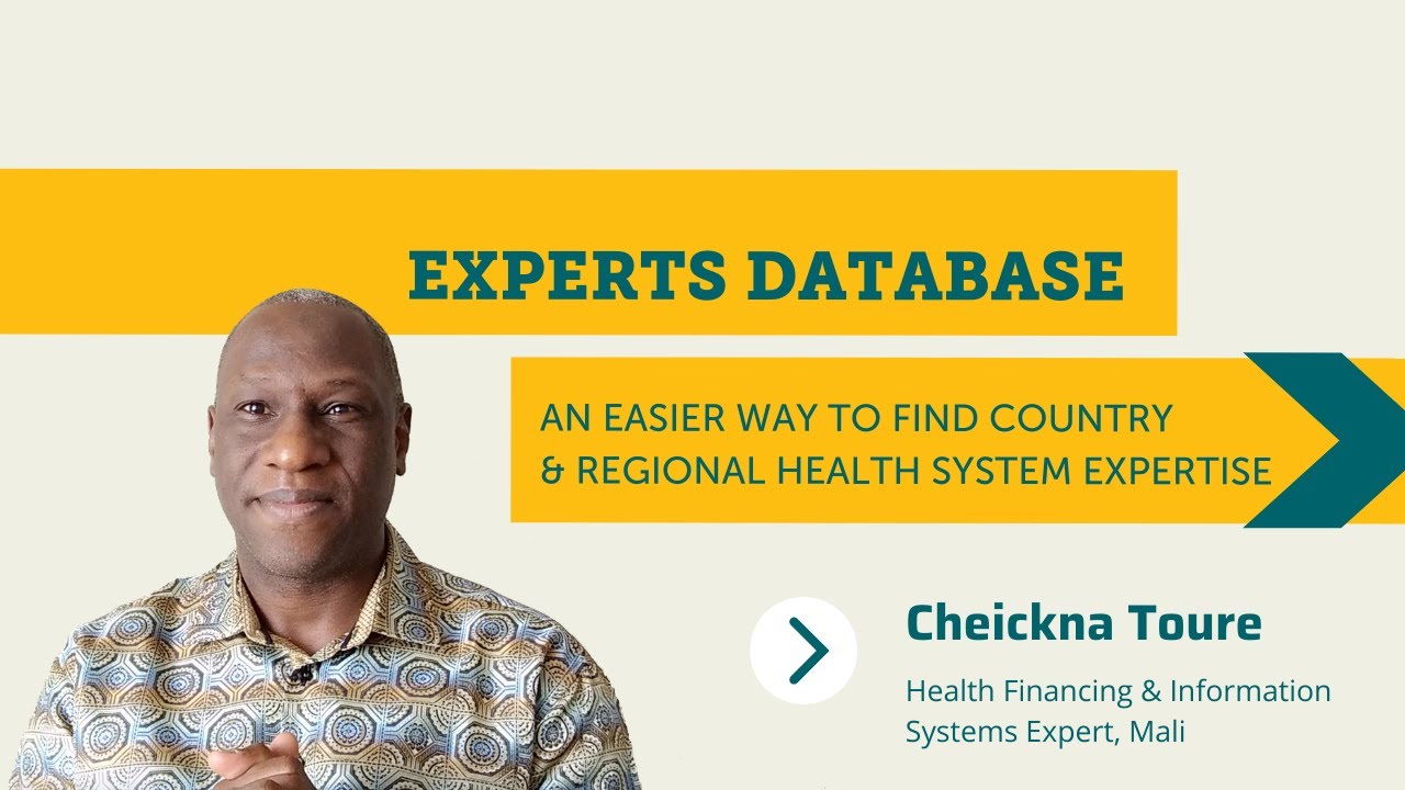 The Experts Database for country & regional health systems expertise ...