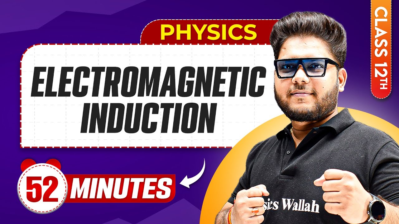 Electromagnetic Induction in 52 Minutes | Class 12th Physics | Mind Map ...