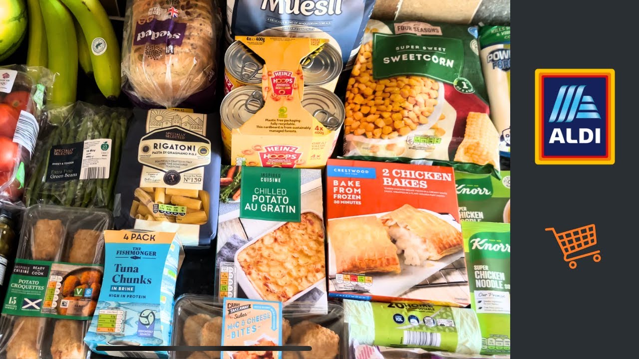 Aldi Scotland | UK Family grocery haul | 11th Of May :) - YouTube