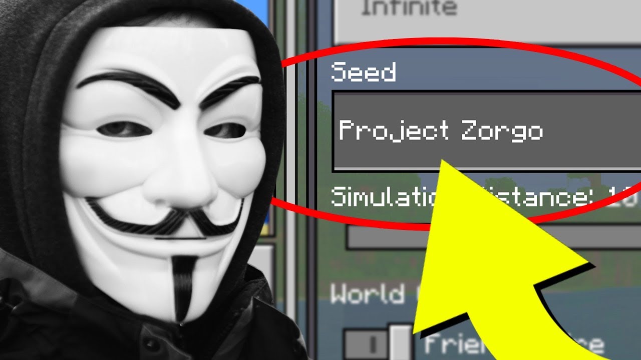 Minecraft "PROJECT ZORGO" World (Minecraft Project Zorgo Seed) - YouTube