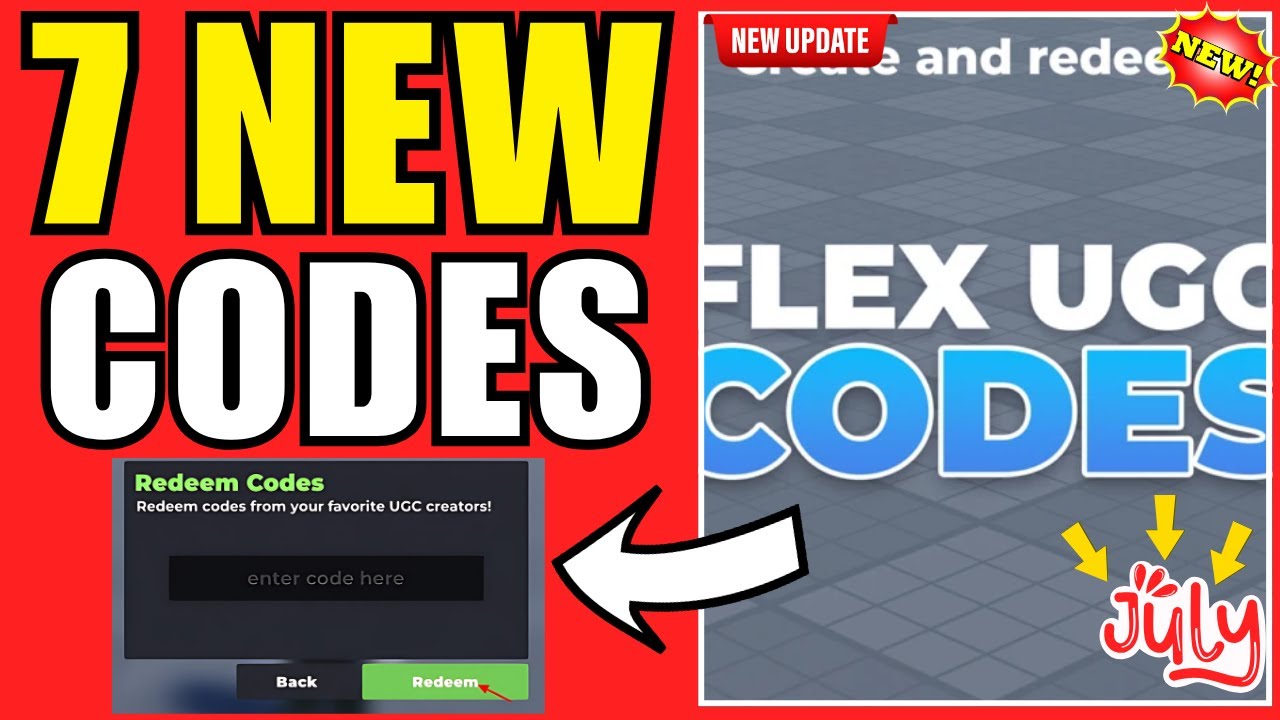 ⚠️UPDATE!💥[CODE]⚠️ ALL WORKING CODES FOR FLEX UGC IN JULY 2025 - ROBLOX ...