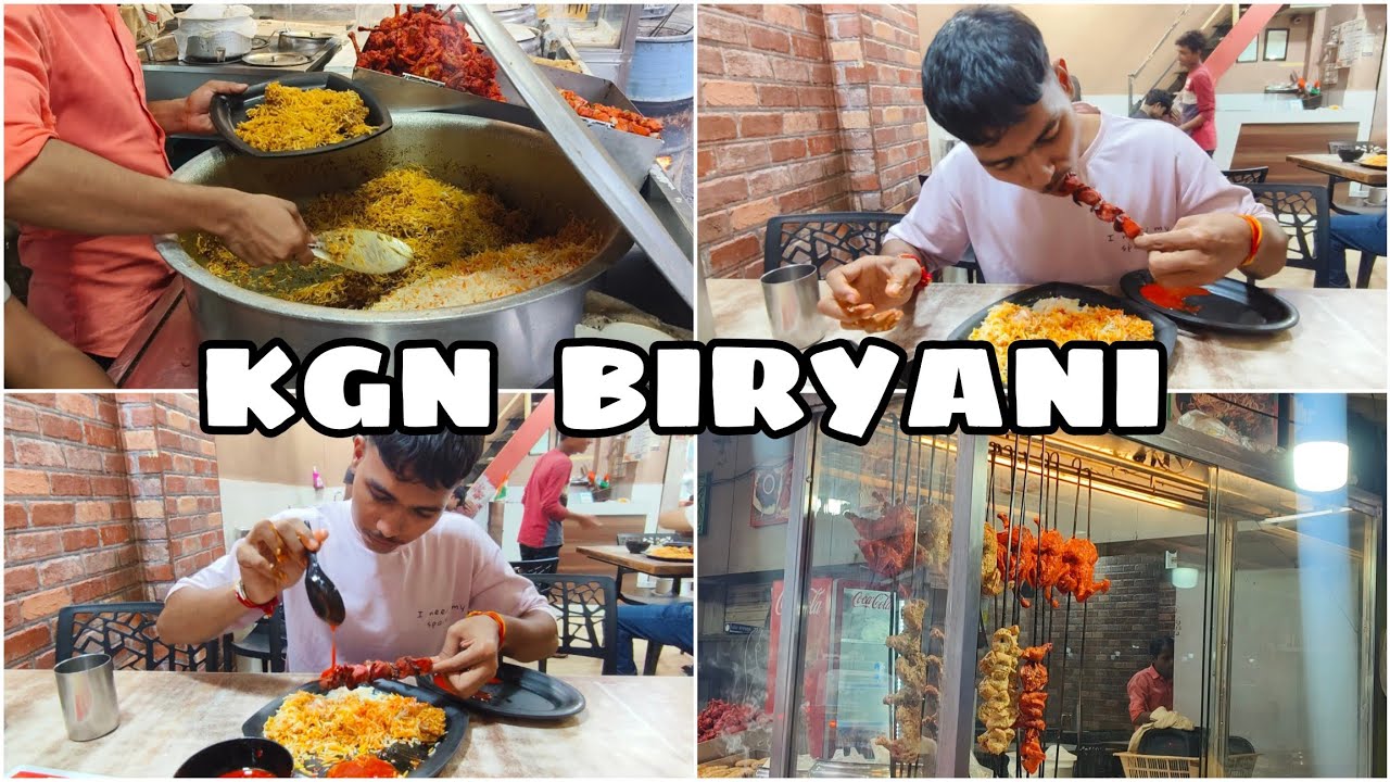 TRYING BEST KGN [BIRYANI] INDIAN STREET FOOD 😋#biryani - YouTube