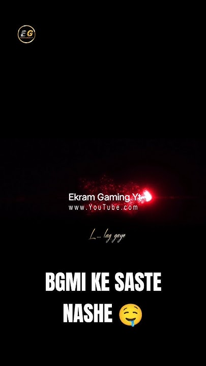BGMI KE SASTE NASHE - YouTube