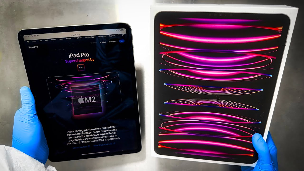 iPad Pro M2 (2022) Unboxing ASMR & Setup - YouTube