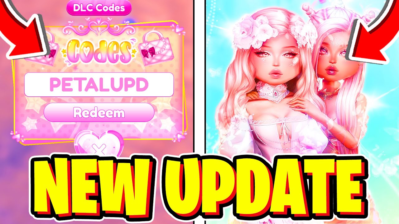 DRESS TO IMPRESS PETALS UPDATE! (NEW CODES, ACCESSORY ADJUSTMENT SYSTEM ...