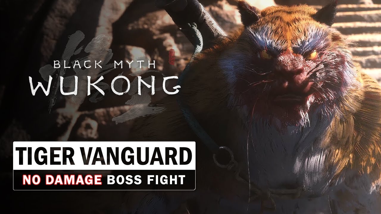 Black Myth Wukong - Tiger Vanguard Boss Fight (No Damage Taken) - YouTube