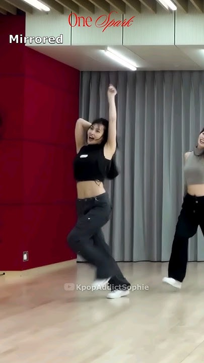 [Mirrored] TWICE Momo 'One Spark' Final Chorus Dance Practice @TWICE #TWICE - YouTube