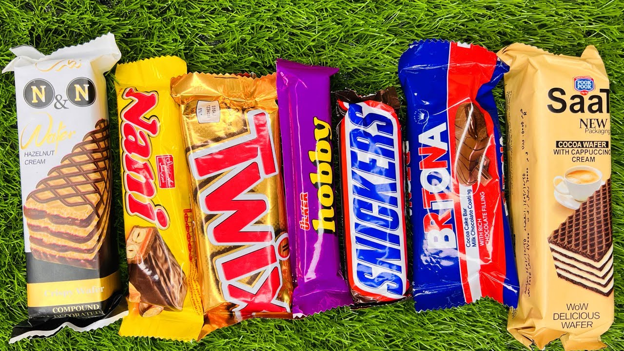chocolate Unpacking cutting asmr | Satisfying video candy chocolate ...