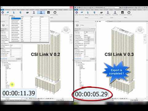 Speed comparison between CSI Link V.03 and V.02 - YouTube