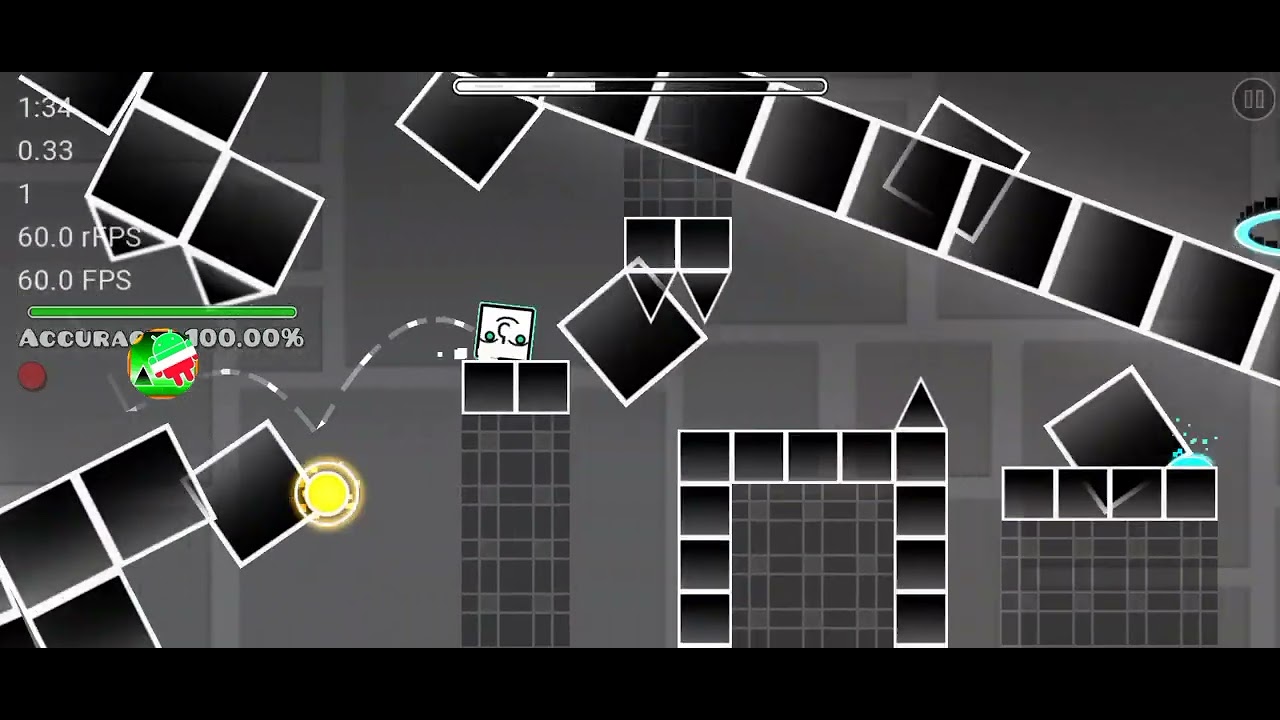 Lay but out (Noclip) Geometry dash 2.1 Mod menu - YouTube