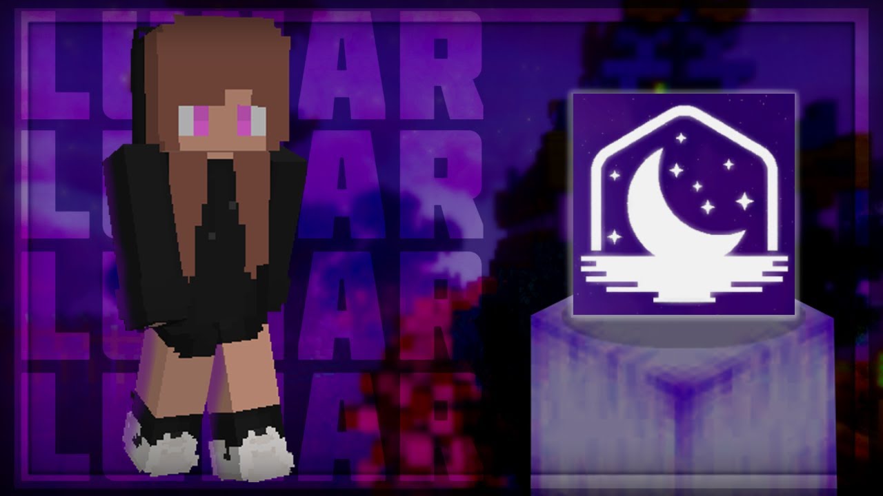 LUNAR CLIENT V5 MCPE... - YouTube