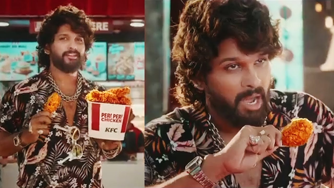 ICON STAR Allu Arjun Latest KFC Ad | Allu Arjun Latest Video | Pushpa ...
