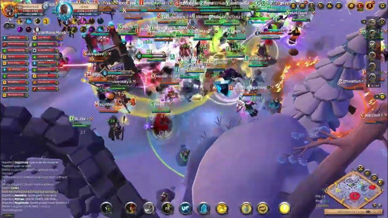 Albion Online zvz mediana escala de APONIA vs (GIRTH) (55TH) - YouTube