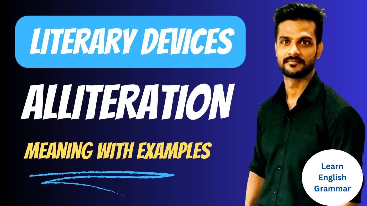 Literary Devices || Alliteration with Examples | Class 9,10,11,12 # ...