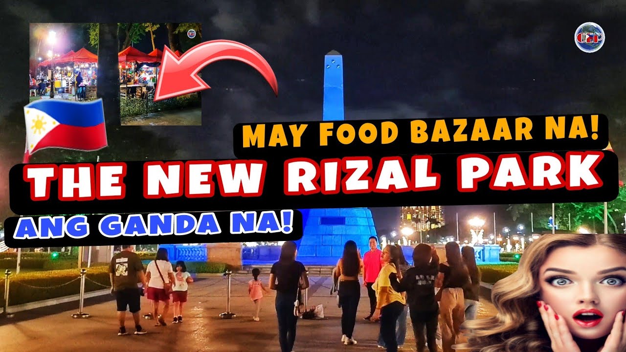 Exploring The Beautiful Rizal Park | Food Bazaar Dancing Fountains and ...