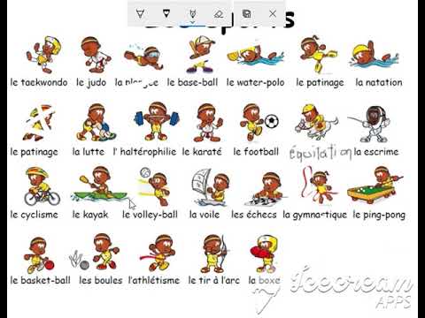 LOS DEPORTES EN FRANCÉS - YouTube