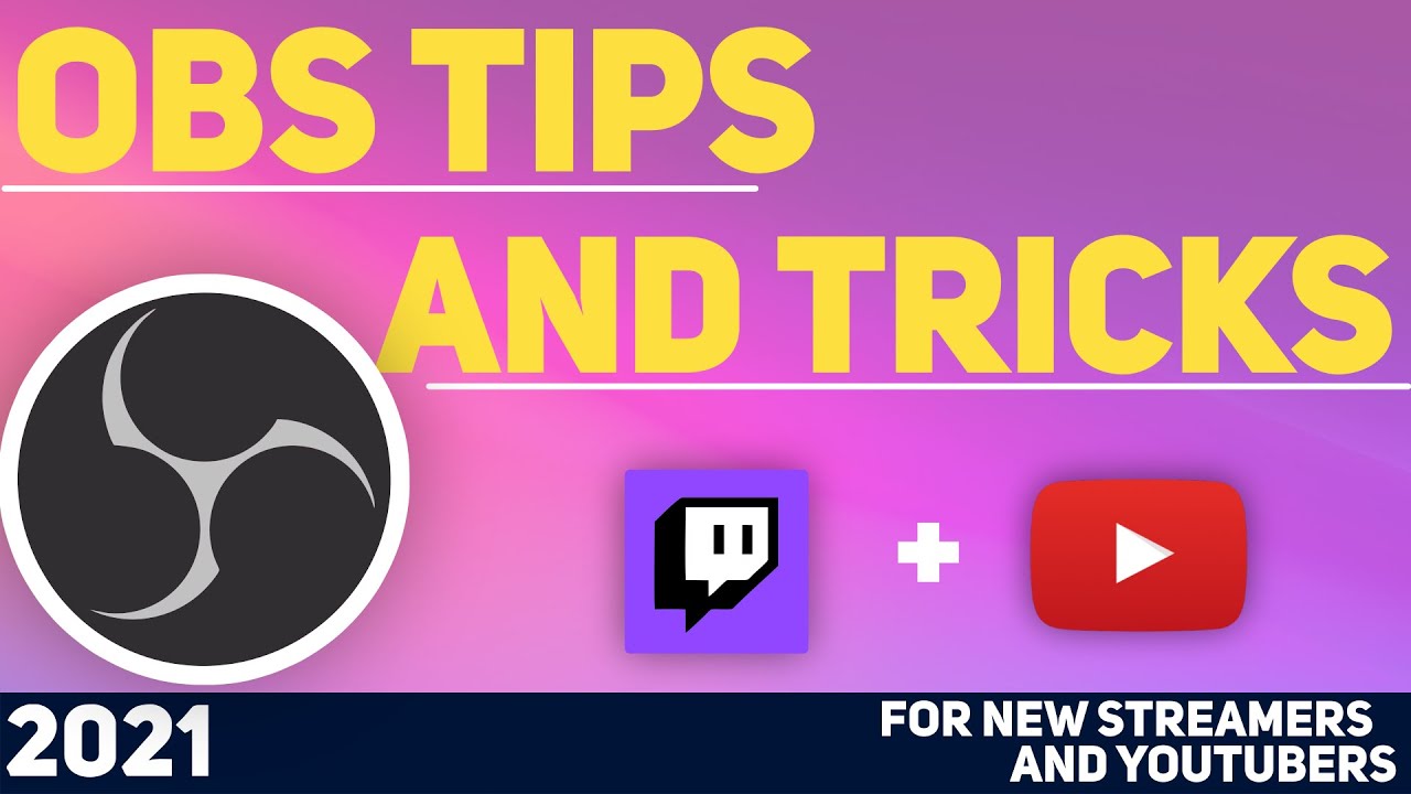 obs tips and tricks(2021) - YouTube