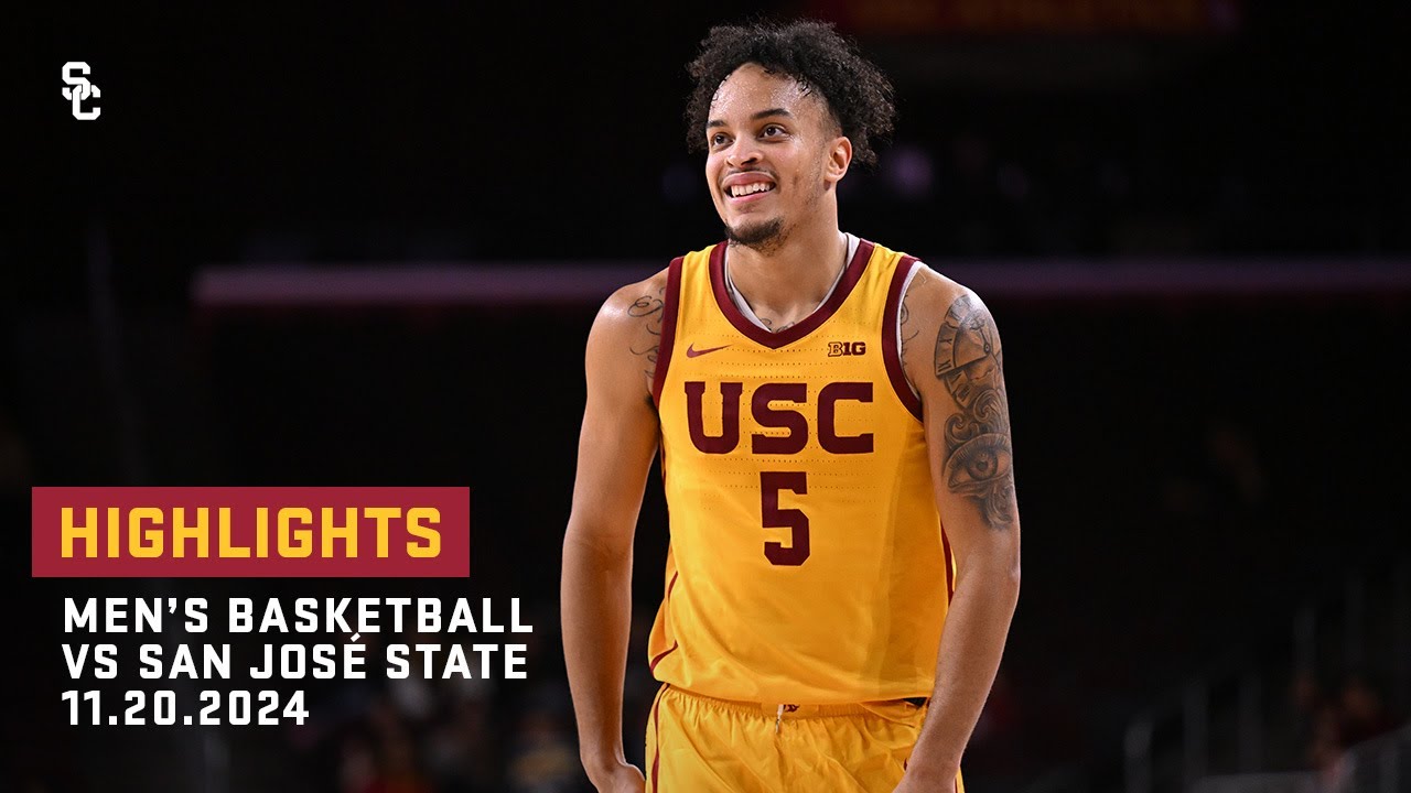 Men's Basketball: USC 82, San José State 68 - Highlights (11/20/24 ...